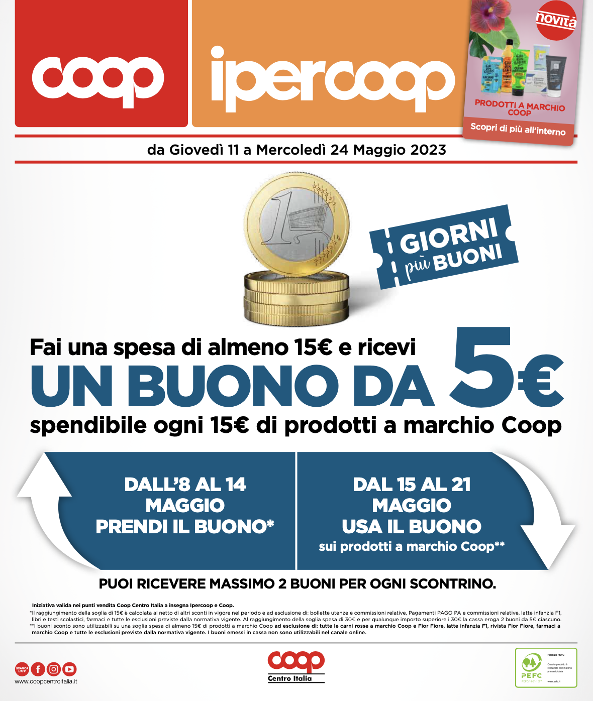 Ipercoop dall'11 al 24 maggio - I Marsi
